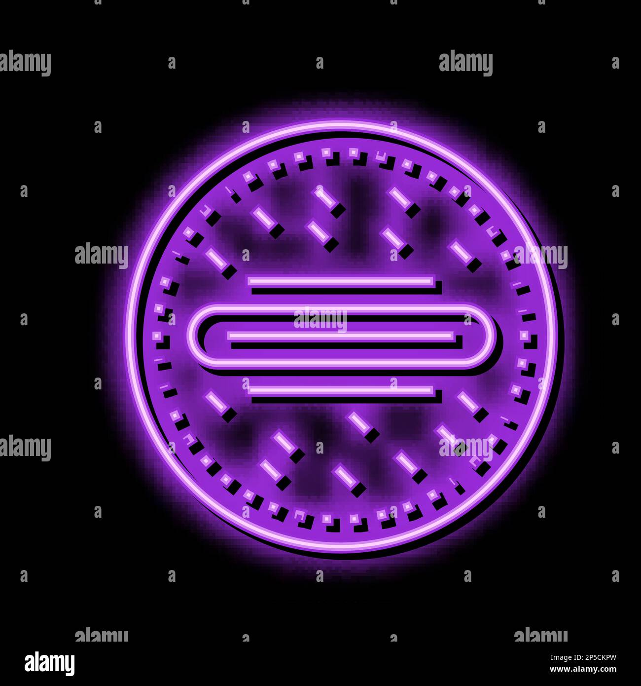 badge denim neon glow icon illustration Stock Vector Image & Art - Alamy