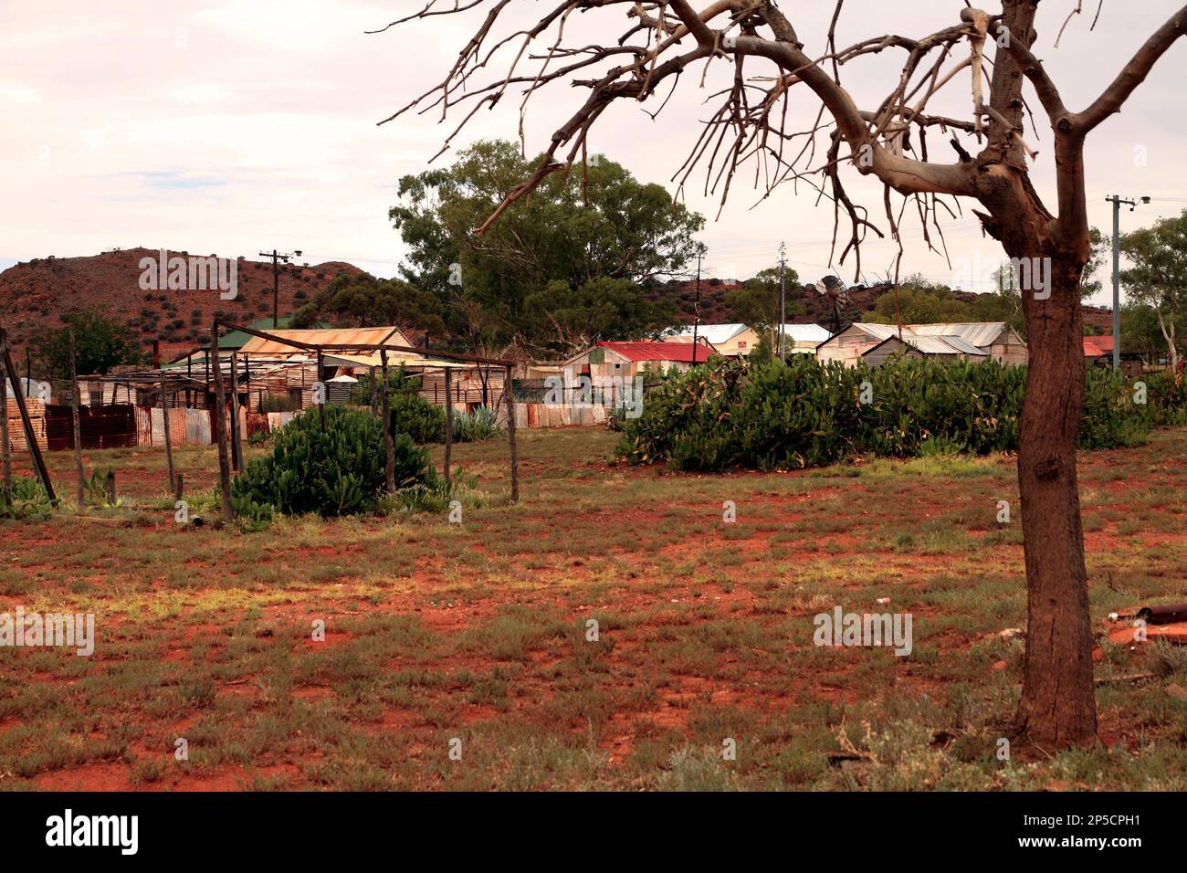Iron clad buildings, Gwalia historical gold mining town, Leonora ...