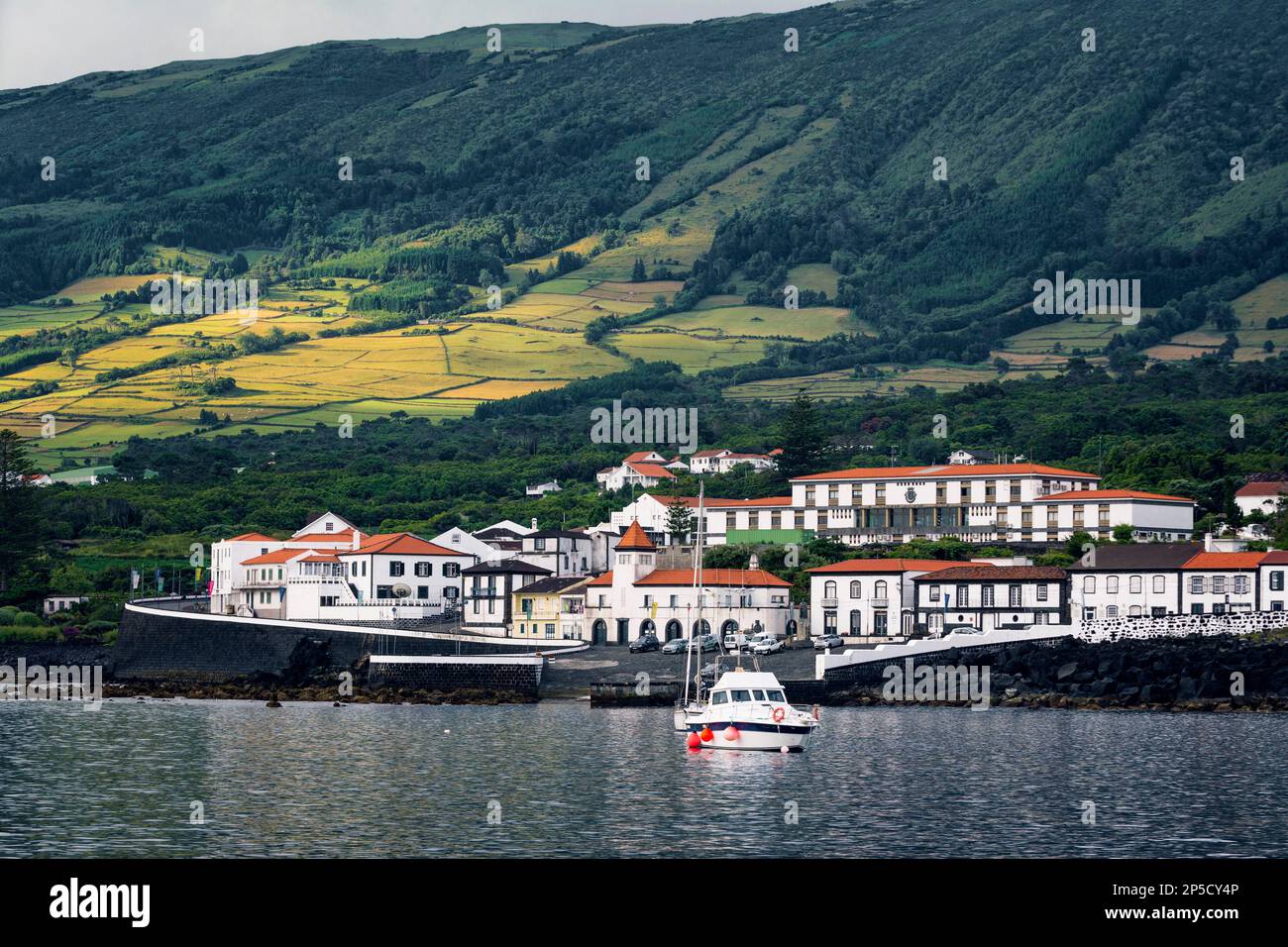 city in azores Stock Photo - Alamy