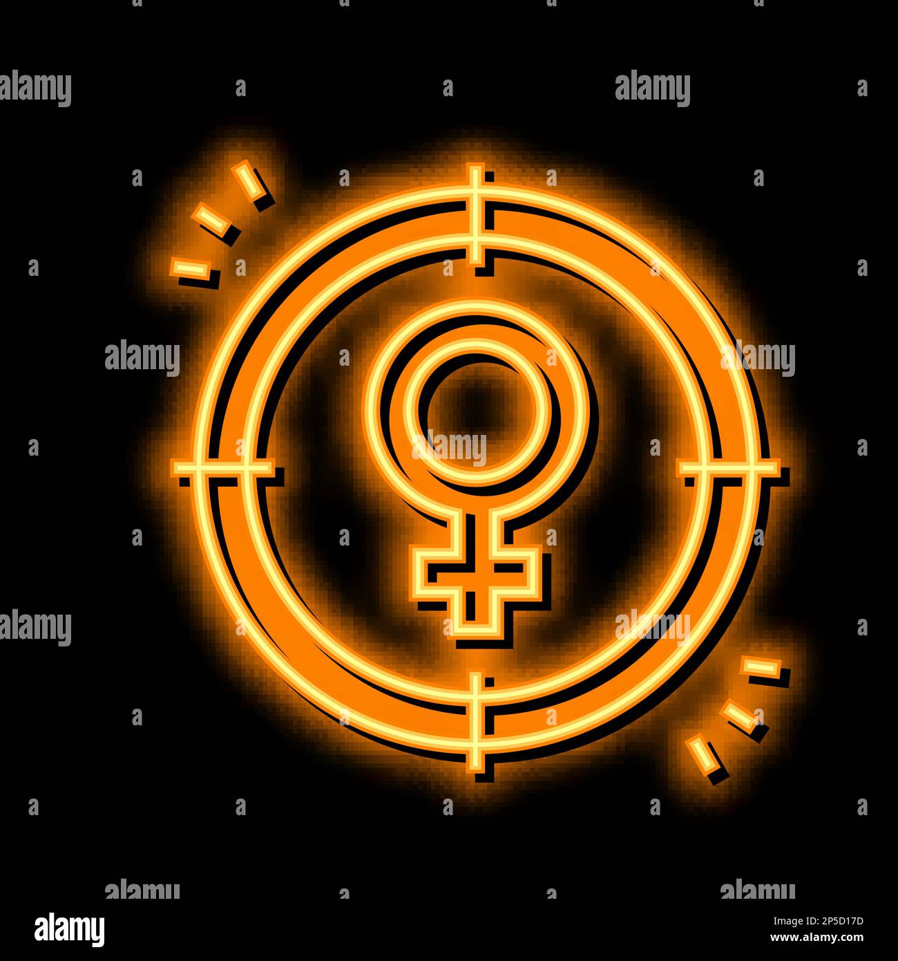 Sexism Social Problem Neon Glow Icon Illustration Stock Vector Image And Art Alamy