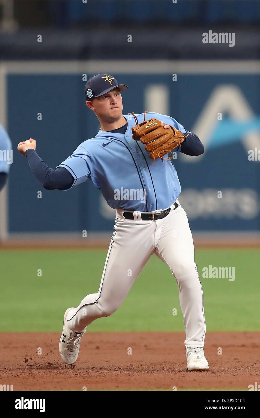 ST. PETERSBURG, FL - MARCH 06: Tampa Bay Rays Infielder Curtis Mead (25 ...