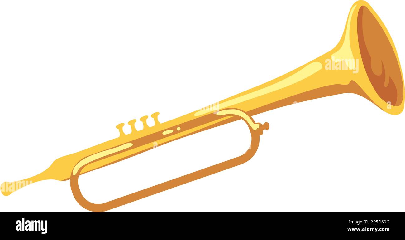 golden trumpet design Stock Vector Image & Art - Alamy