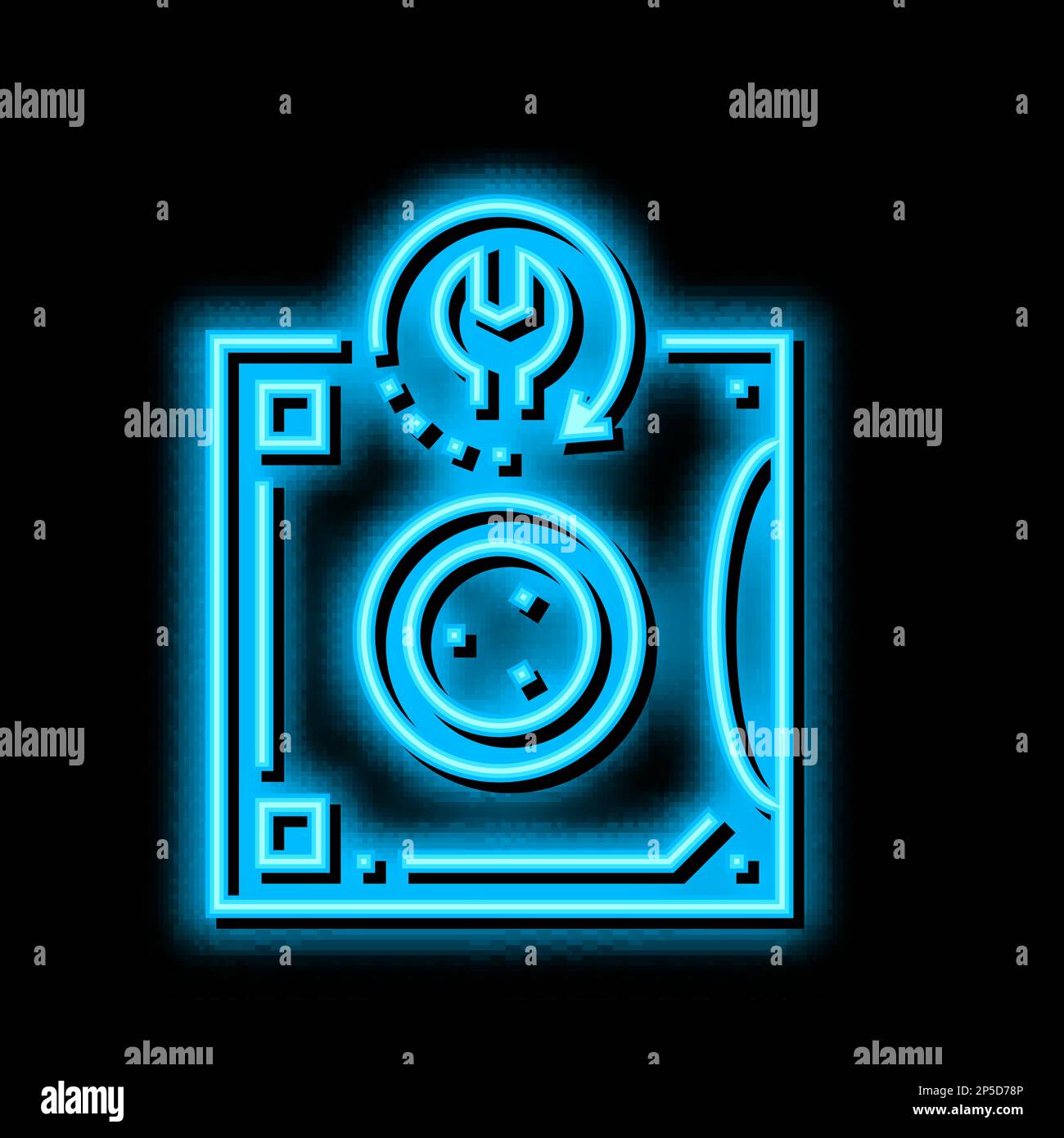 tape backup restore services neon glow icon illustration Stock Vector ... tape backup restore services neon glow icon illustration Stock Vector ...