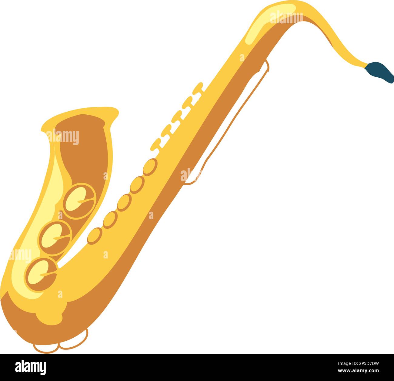 golden saxophone design Stock Vector Image & Art - Alamy