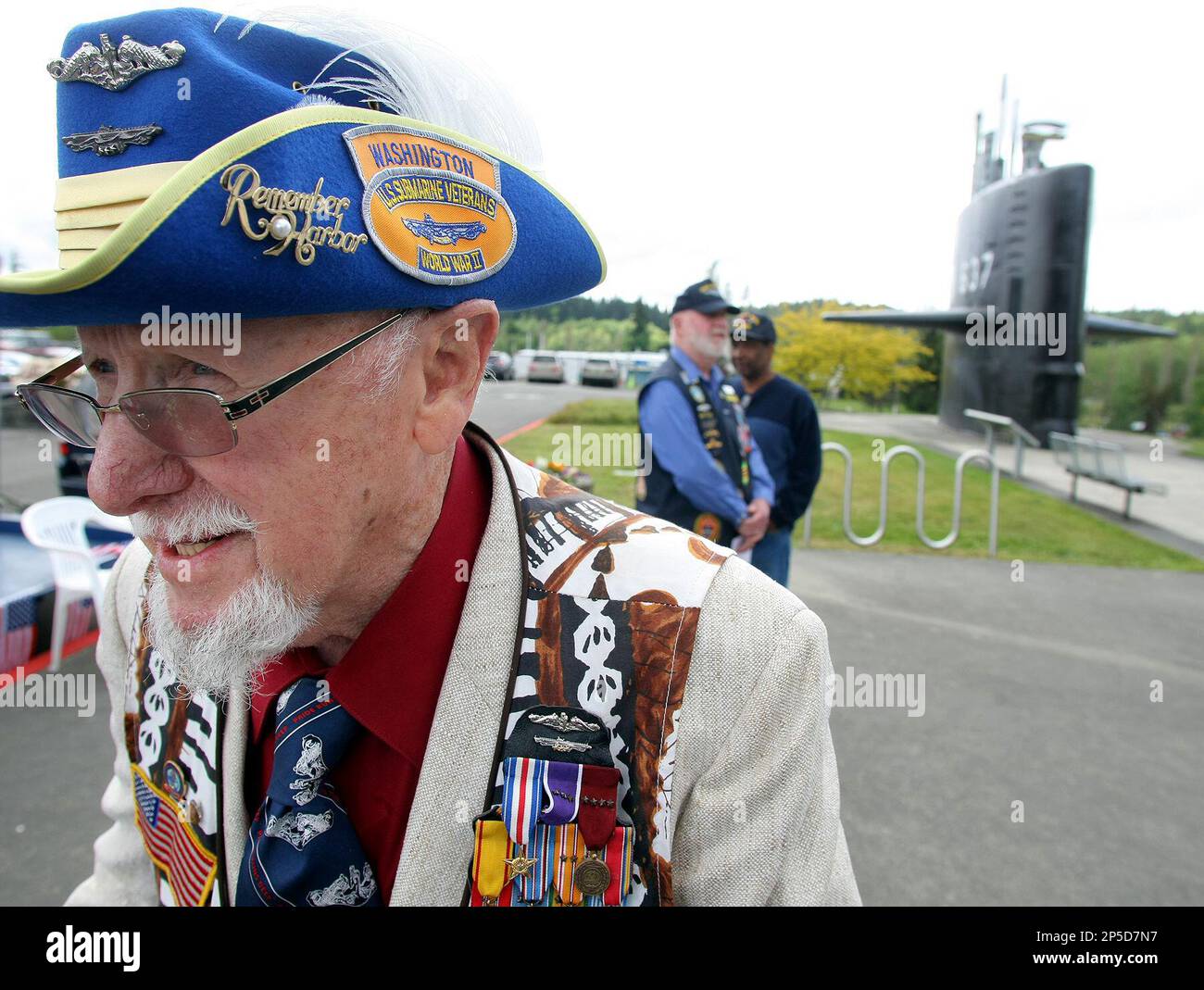 Ed Ferris of Port Ludlow stand outside Thursday after attending a ...