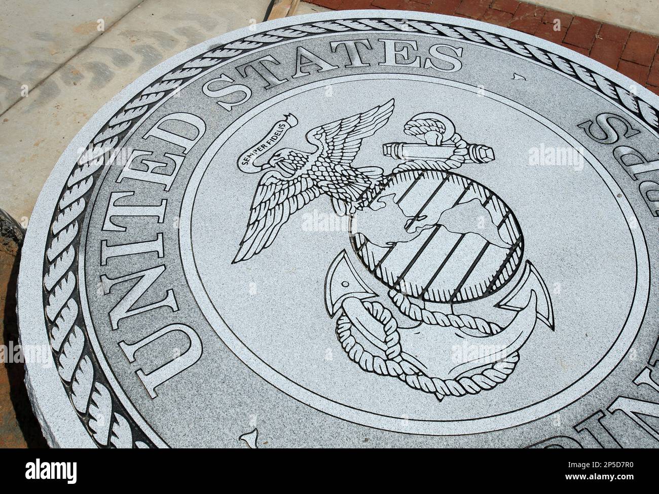 In a May 20, 2013 photo, One of the five U.S. Armed Services seals, the ...
