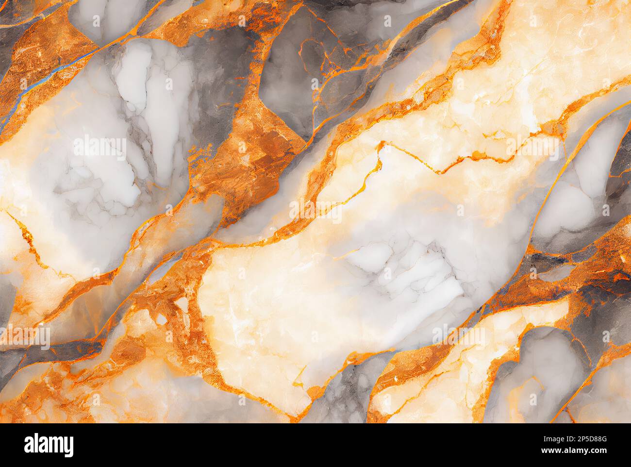 Orange And White Pattern