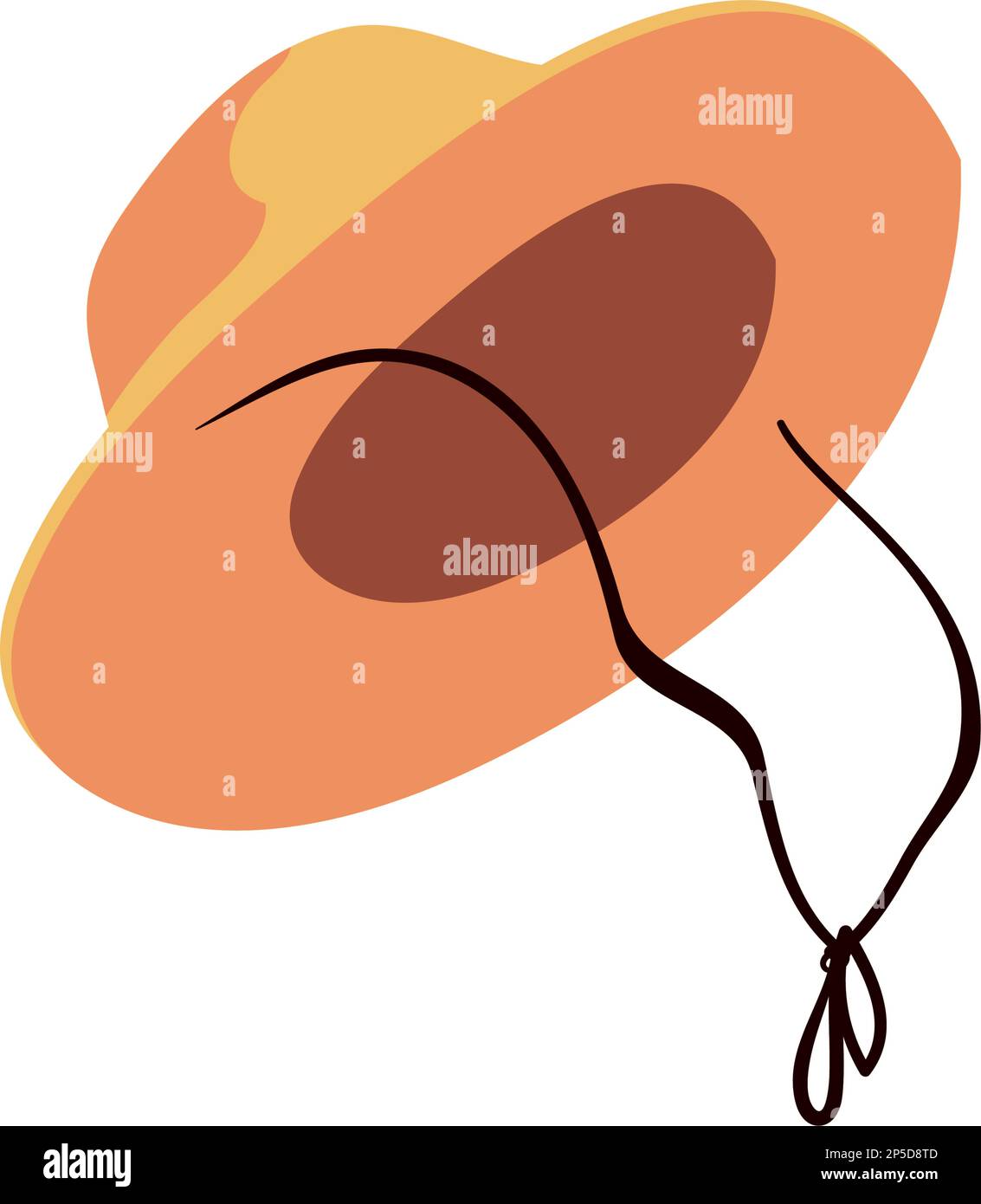 brown hat design Stock Vector Image & Art - Alamy
