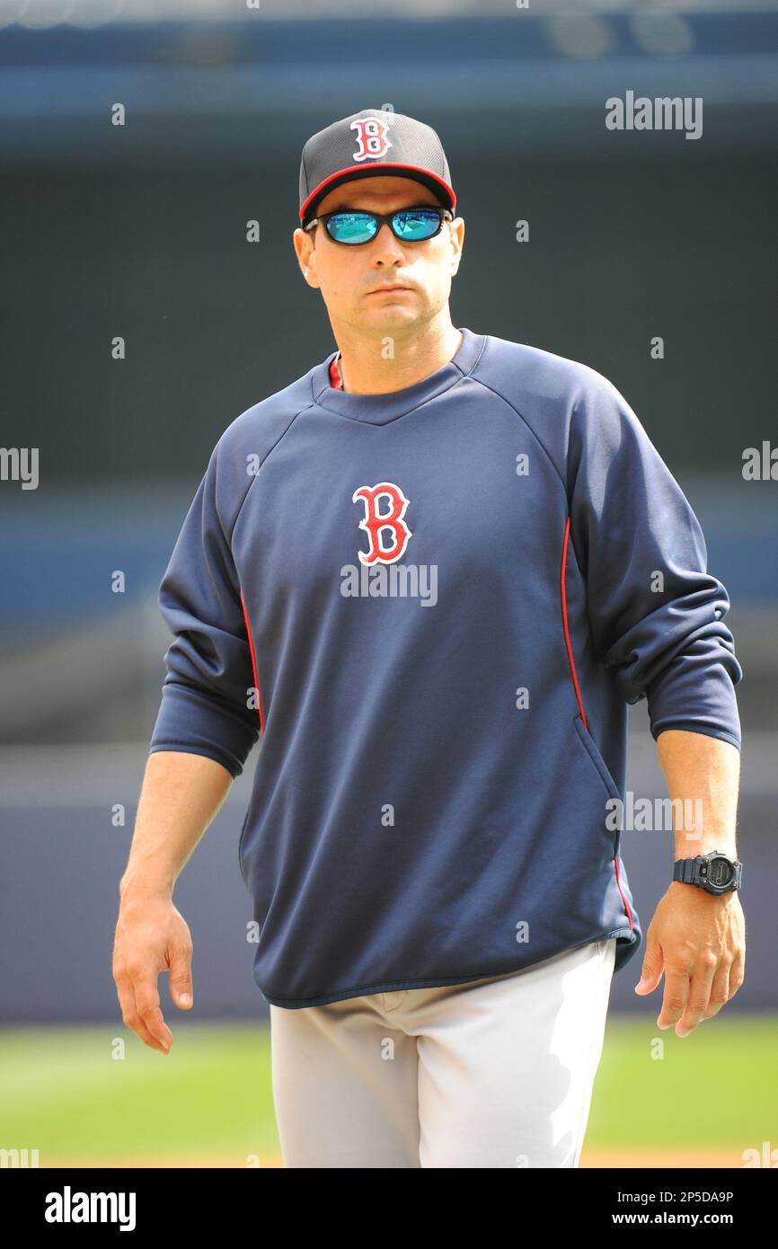Boston RedSox Hitting Coach Greg Colbrunn (28) during game against the ...