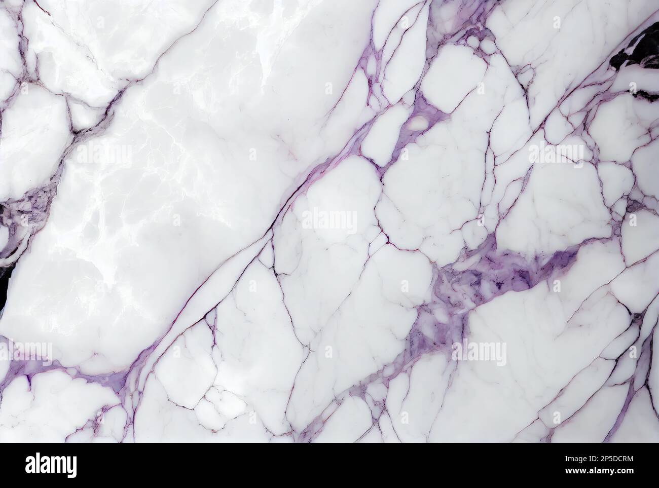 White marble with violet veins surface abstract background. Decorative ...