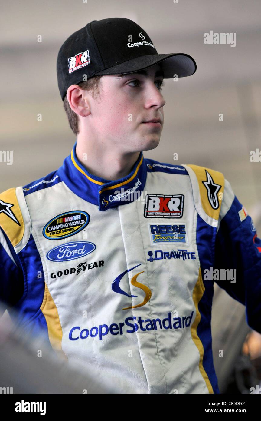 Ryan Blaney during practice for the NASCAR Camping World Truck Series ...