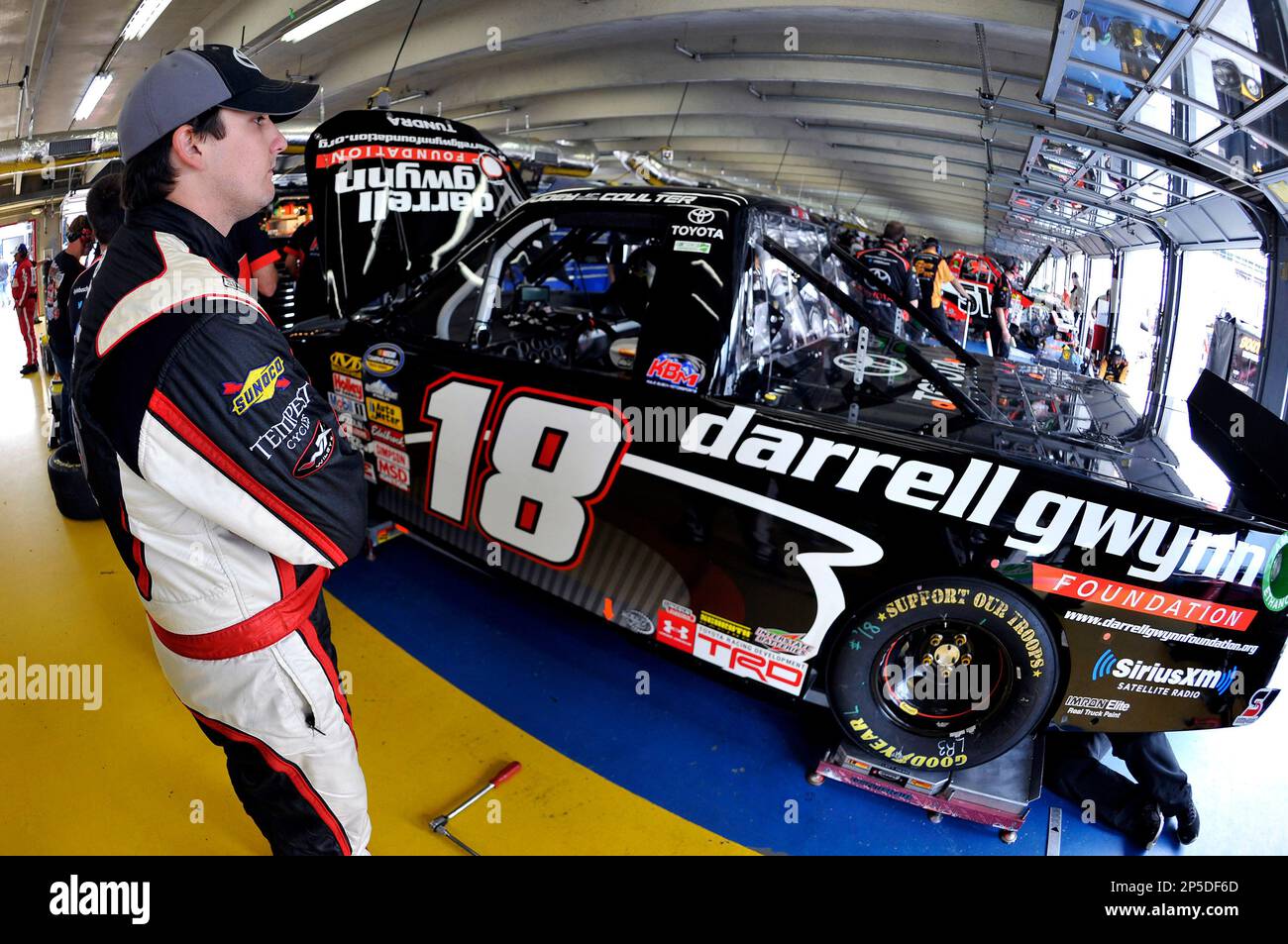 Joey Coulter during practice for the NASCAR Camping World Truck Series ...