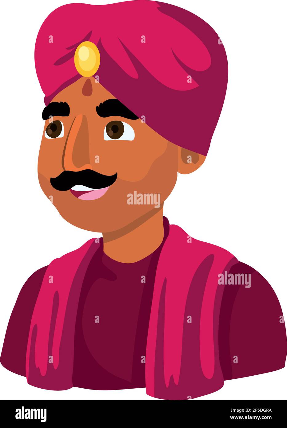 hindu man illustration Stock Vector Image & Art - Alamy