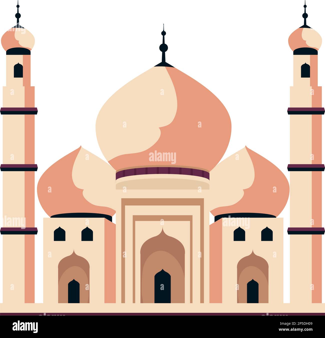 taj mahal design Stock Vector Image & Art - Alamy