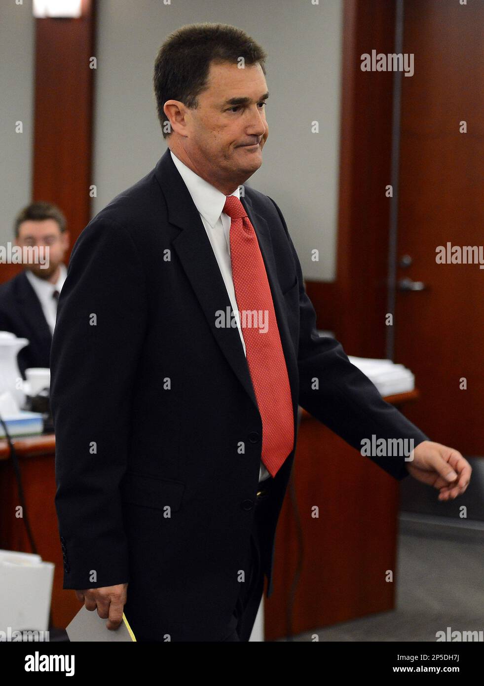 Former O.J. Simpson defense attorney Yale Galanter enters the courtroom ...