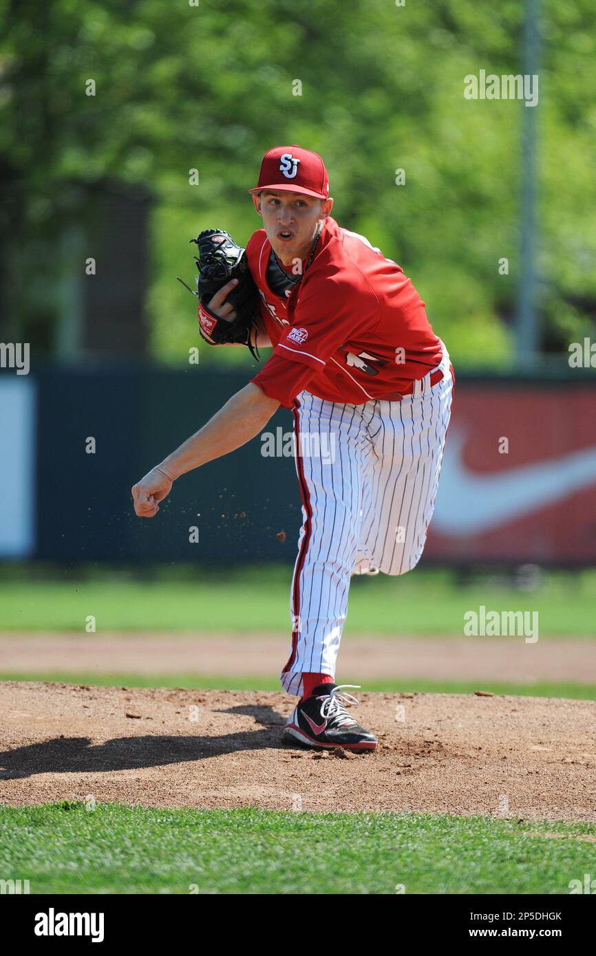 St. John's University Redstorm pitcher Ryan Horstman (11) during game ...