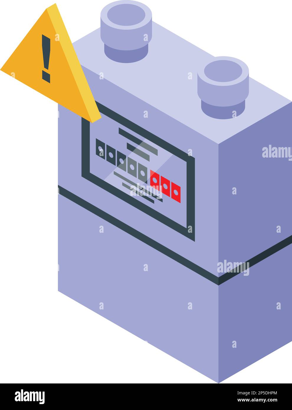 Gas man at counter Stock Vector Images - Alamy