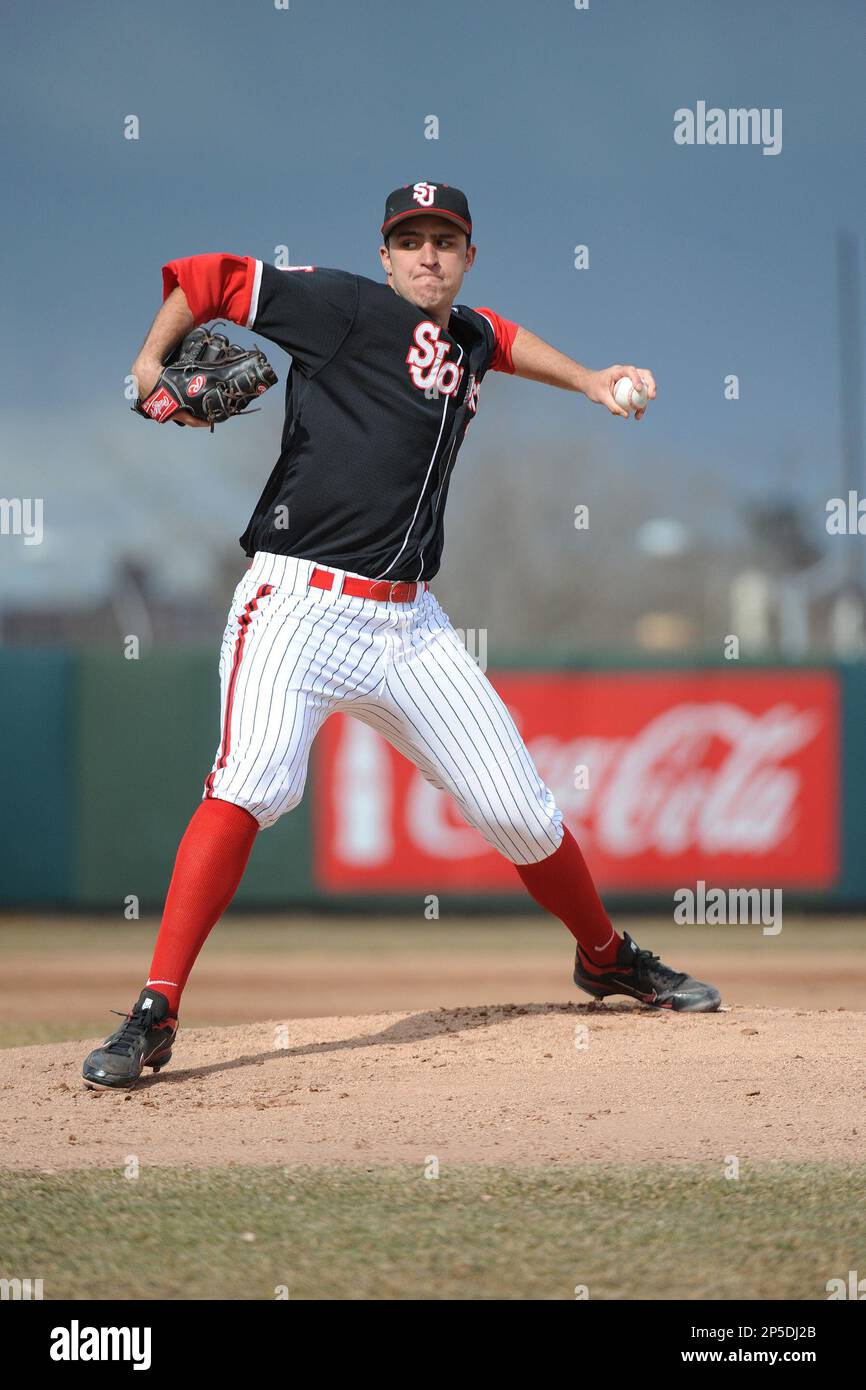 St. John's Redstorm pitcher Sean Hagan (30) during 2nd game of double ...