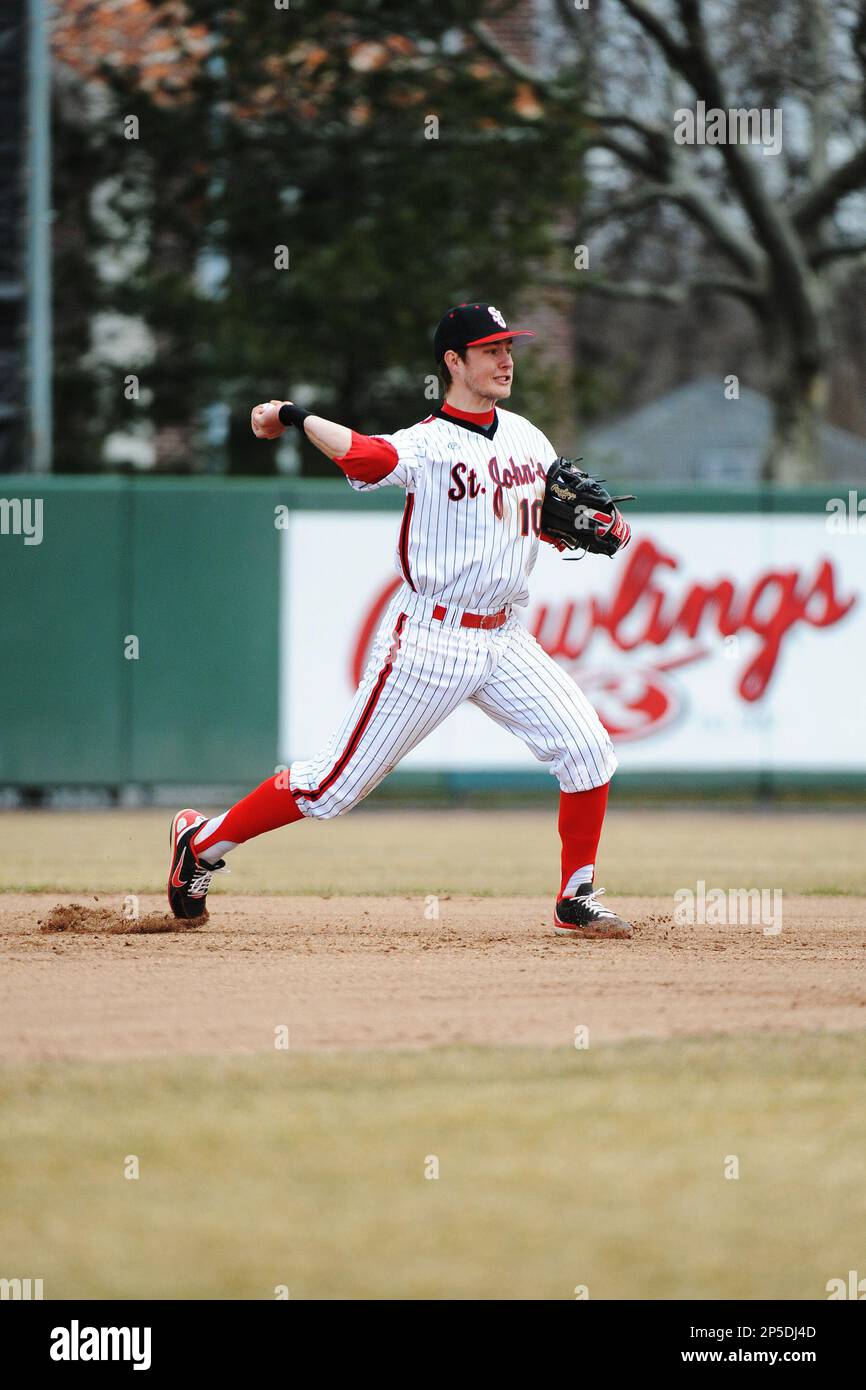 St. John's University Redstorm infielder Kyle Lombardo (10) during game ...