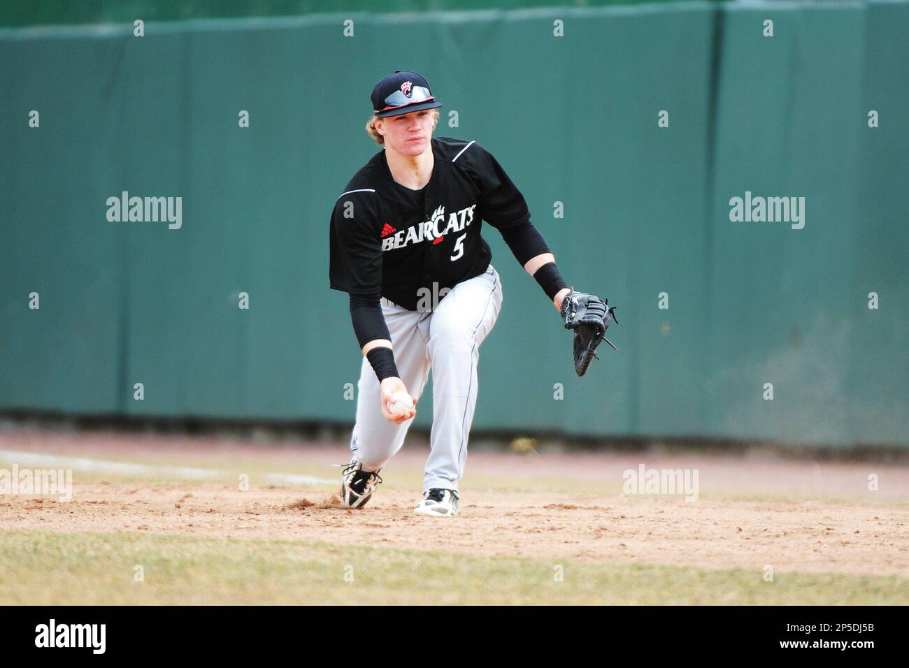 Cincinnati Bearcats infielder Ian Happ (5) during 1st game of double ...