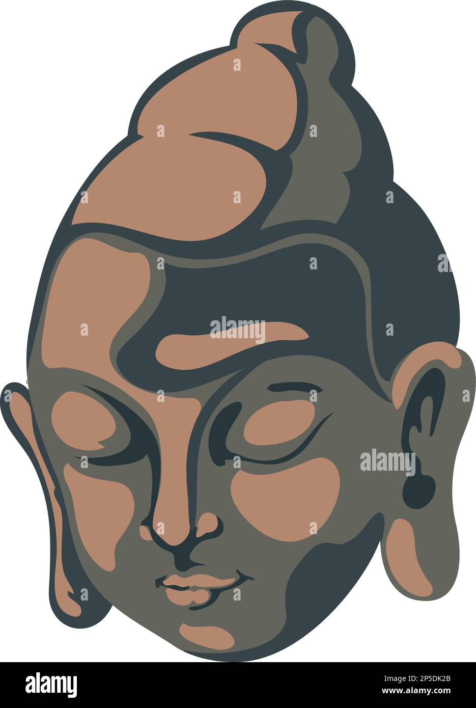 buddha face design Stock Vector Image & Art - Alamy