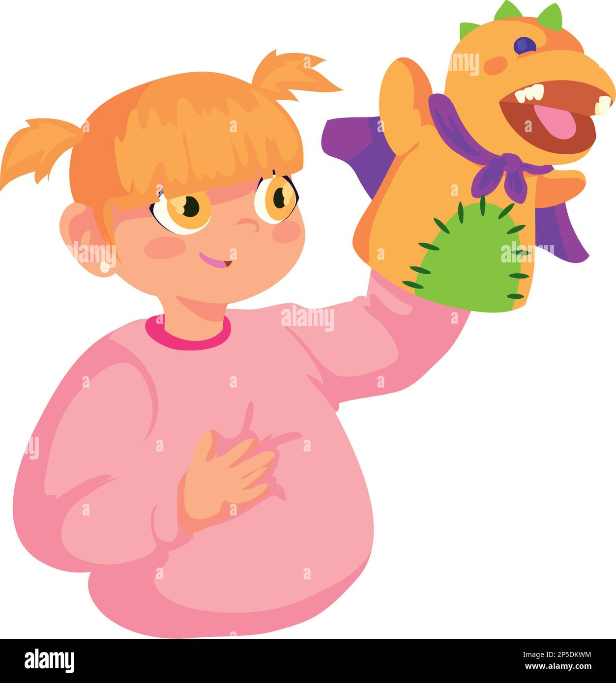 Person as a puppet Stock Vector Images - Alamy