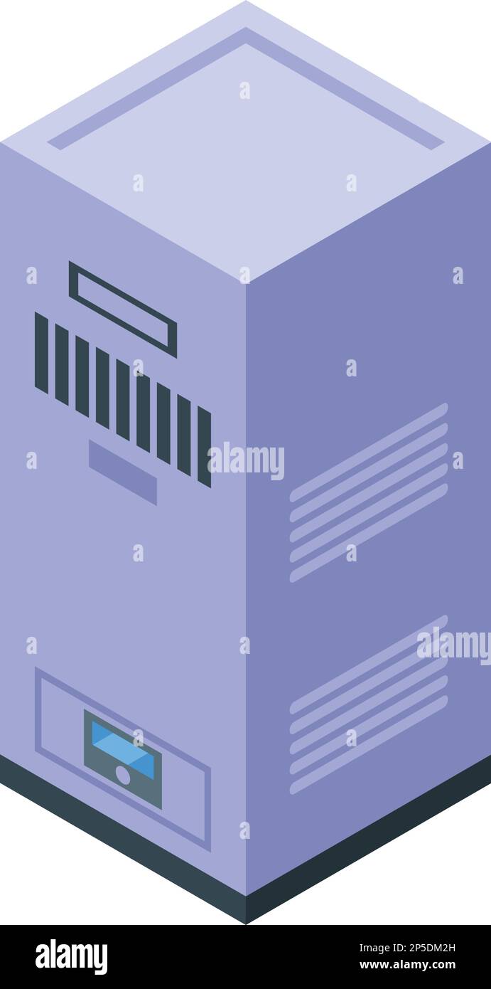 Gas system icon isometric vector. Pipe industry. Man appliance Stock ...