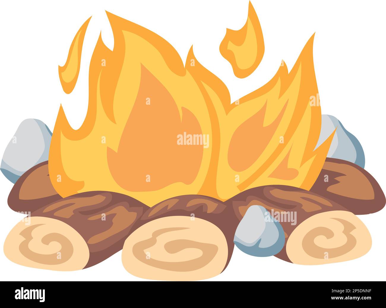 camping bonfire design Stock Vector Image & Art - Alamy