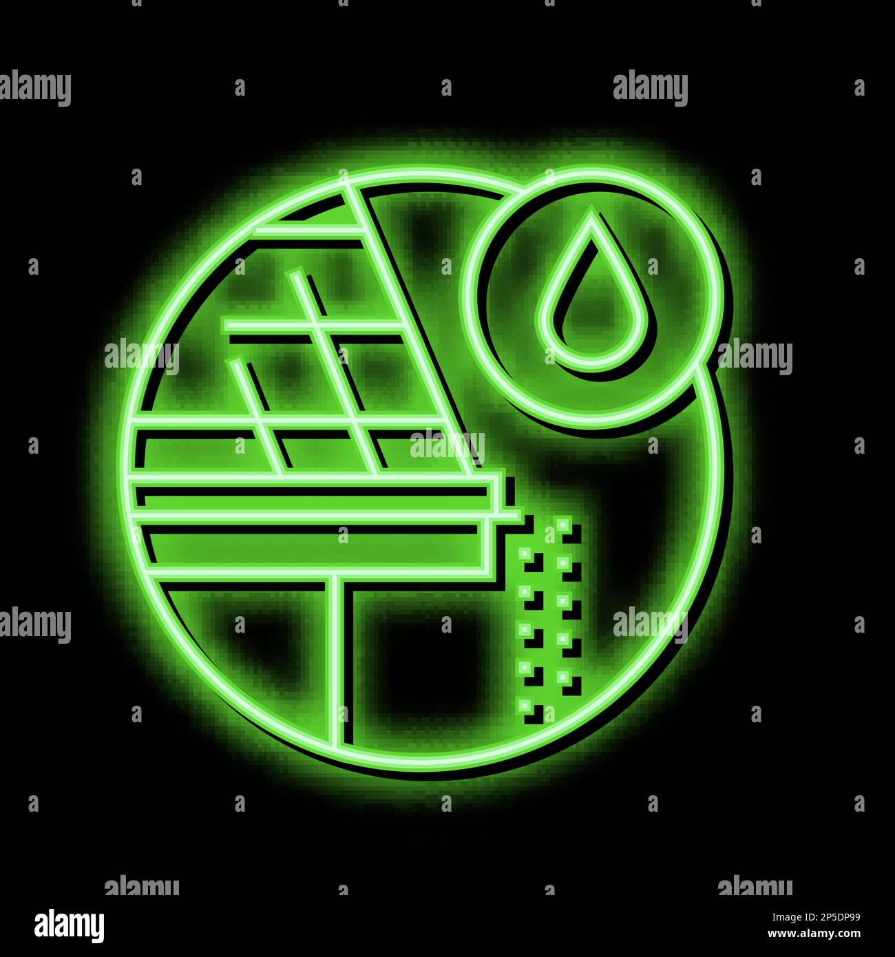 drip edge neon glow icon illustration Stock Vector Image & Art - Alamy