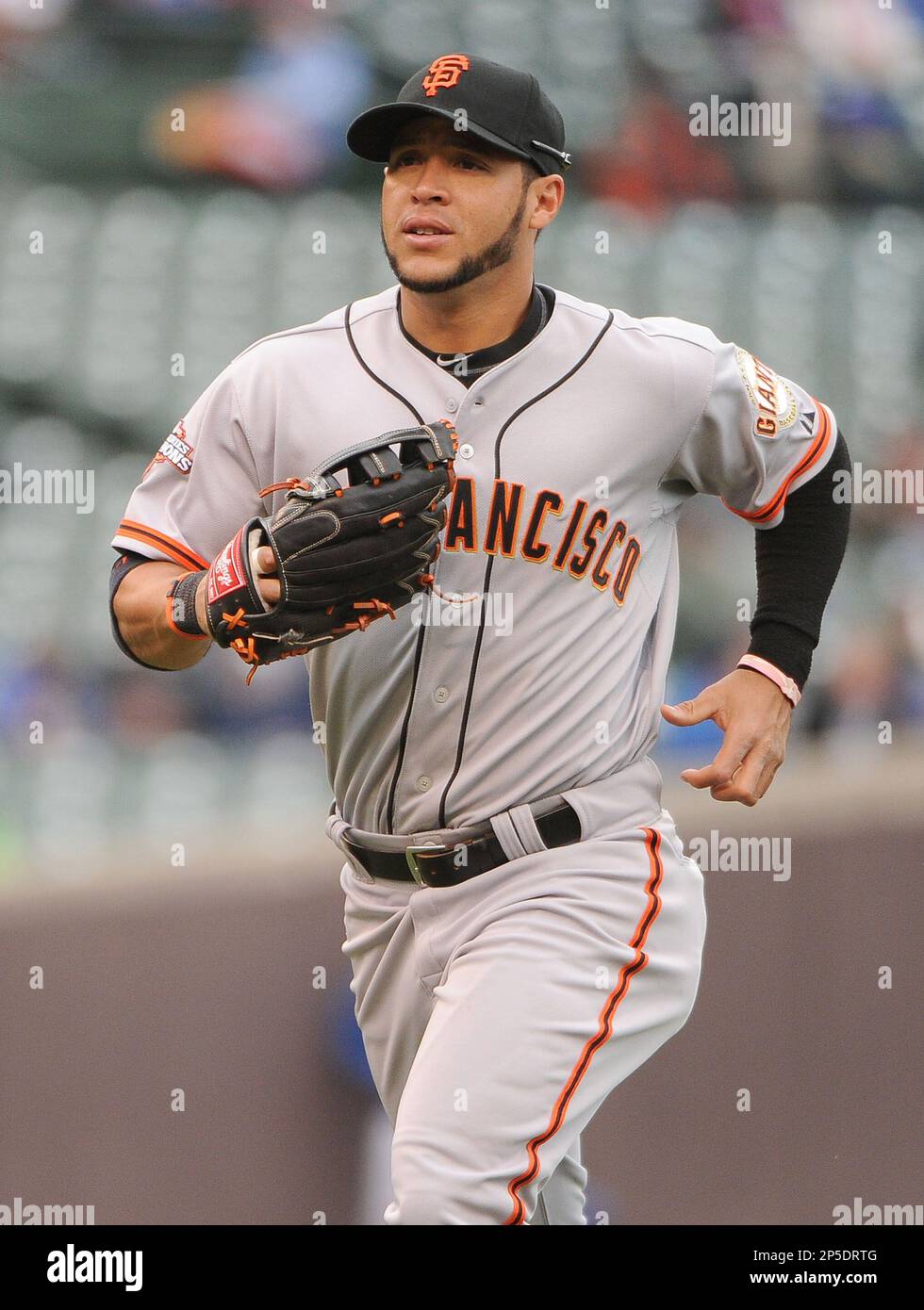 San Francisco Giants Gregor Blanco (7) during a game against the ...