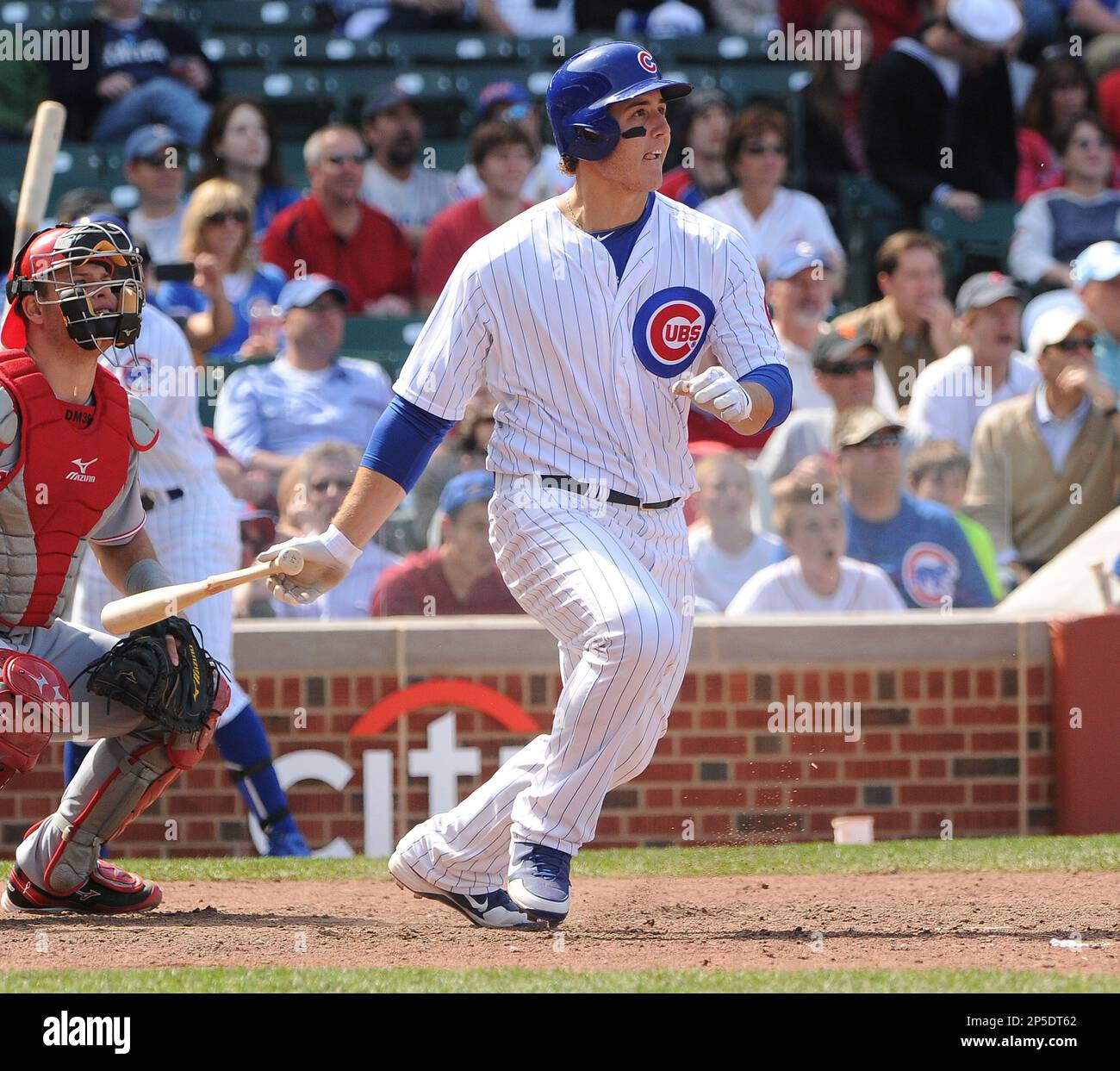 Chicago Cubs Anthony Rizzo (44) during a game against the Cincinnati ...