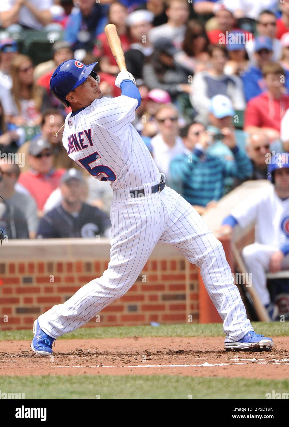 Chicago Cubs Darwin Barney (15) during a game against the Cincinnati ...