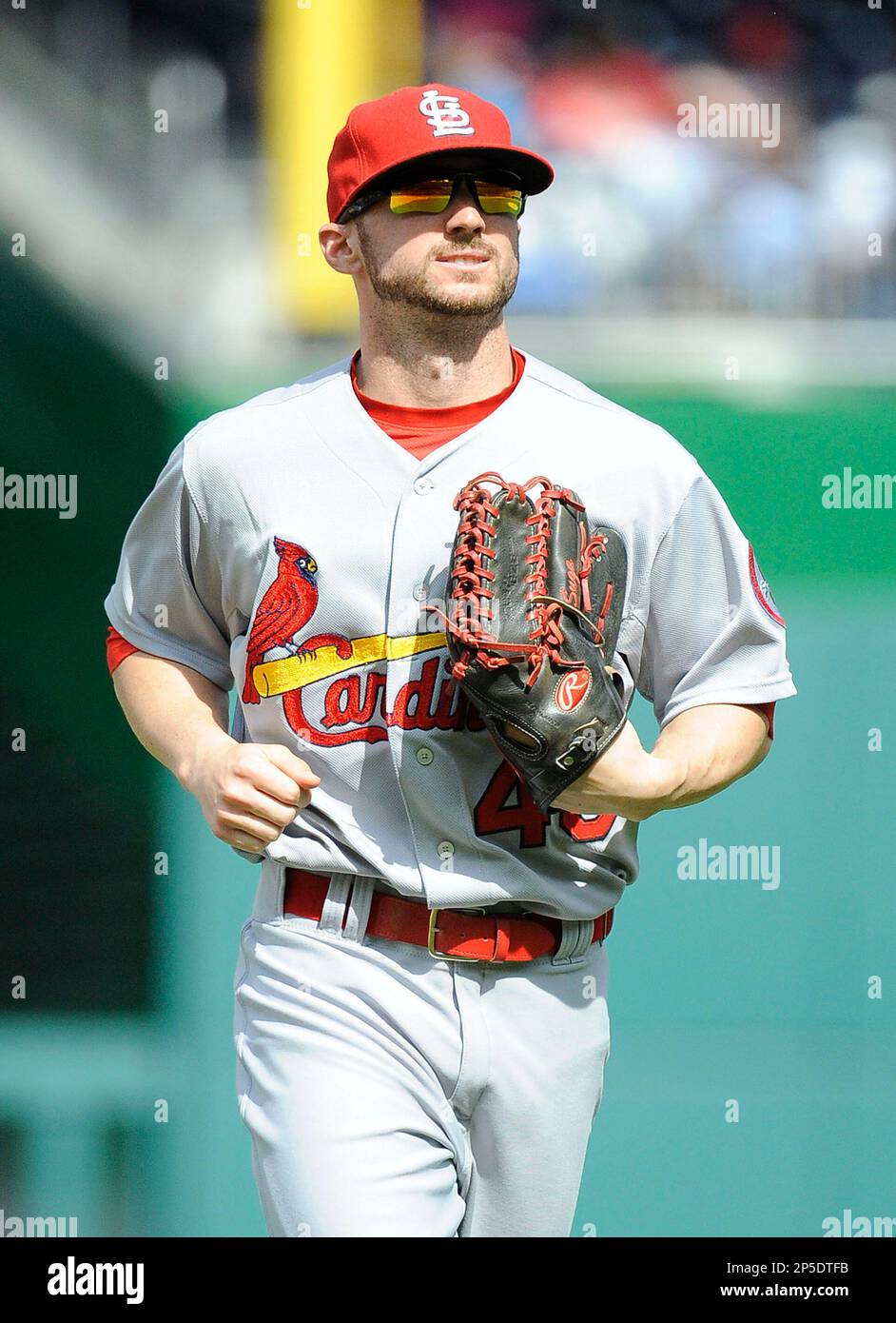 St. Louis Cardinals Shane Robinson (43) during a game against the ...