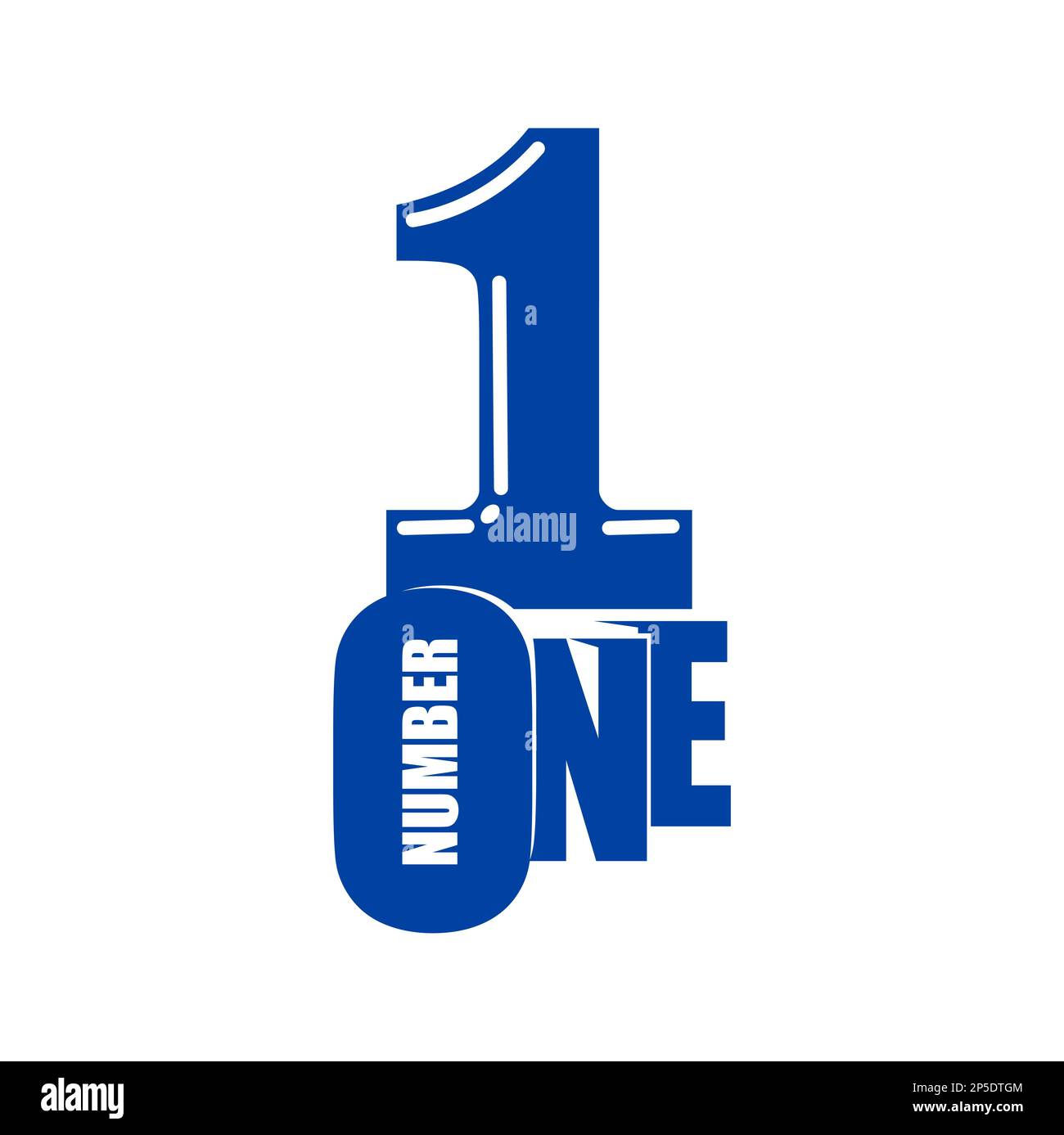 Number one icon. Business company, brand identity or champion vector ...