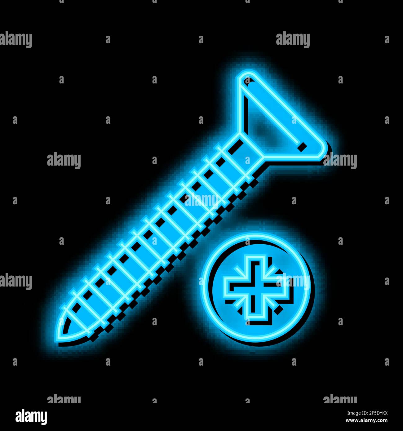 Flat head wood screw Stock Vector Images - Alamy