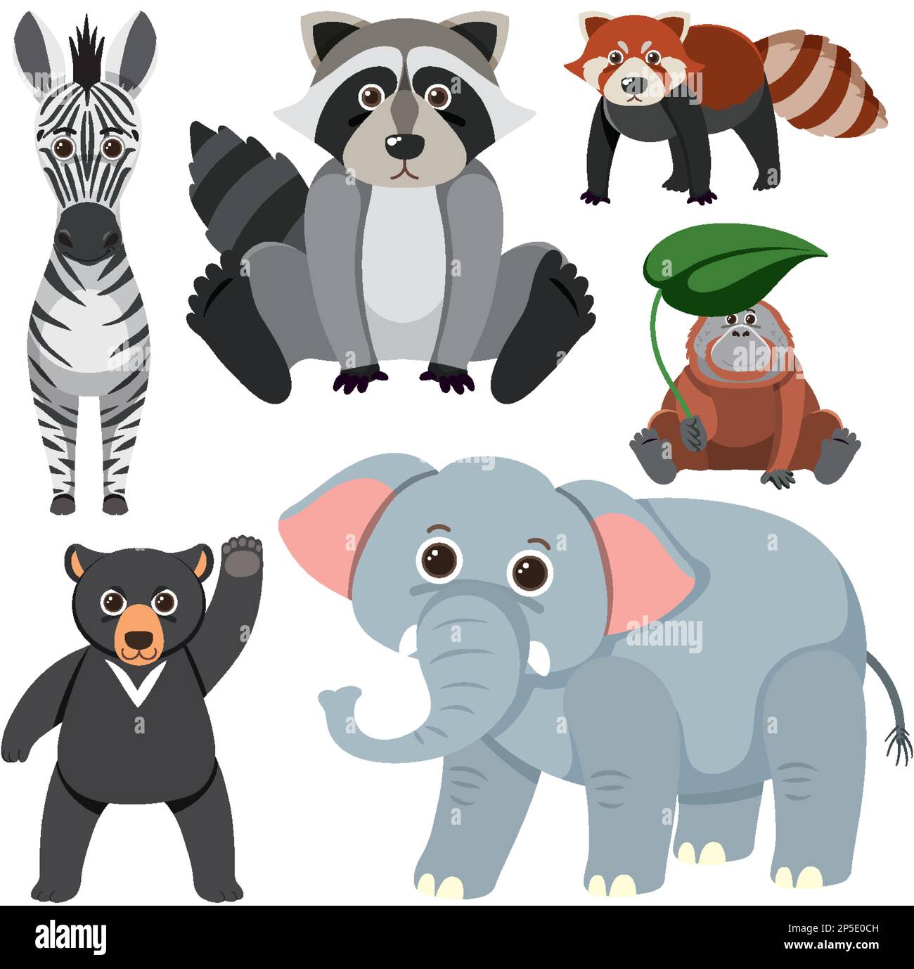 Cute Wild Animals Clipart