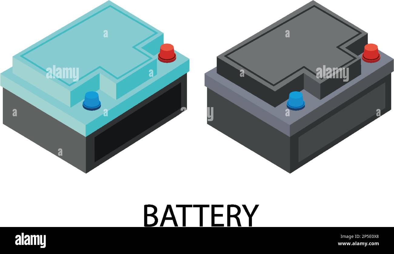 Battery Power Vector Concept illustration Stock Vector Image & Art - Alamy