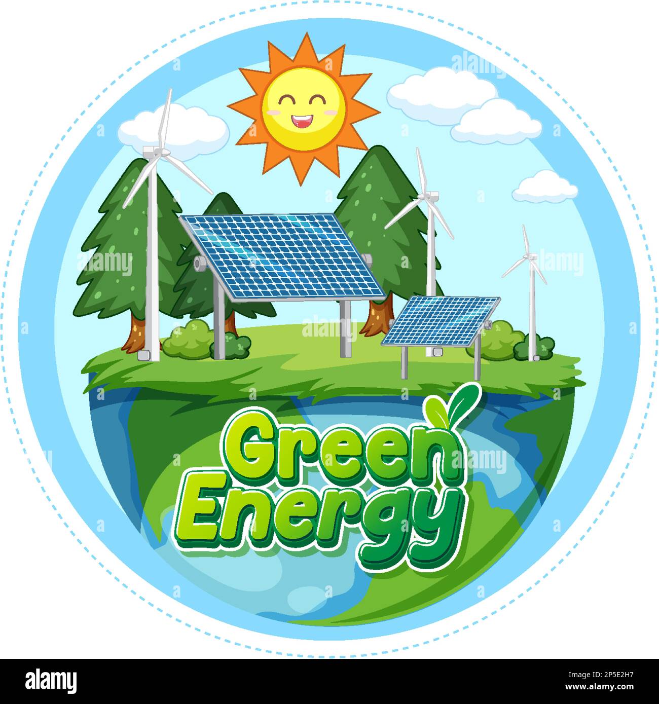 Green energy vector concept illustration Stock Vector Image & Art - Alamy