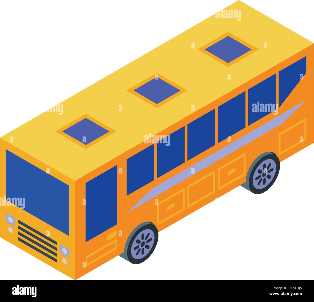 Rc school bus icon isometric vector. Remote control. Digital media ...