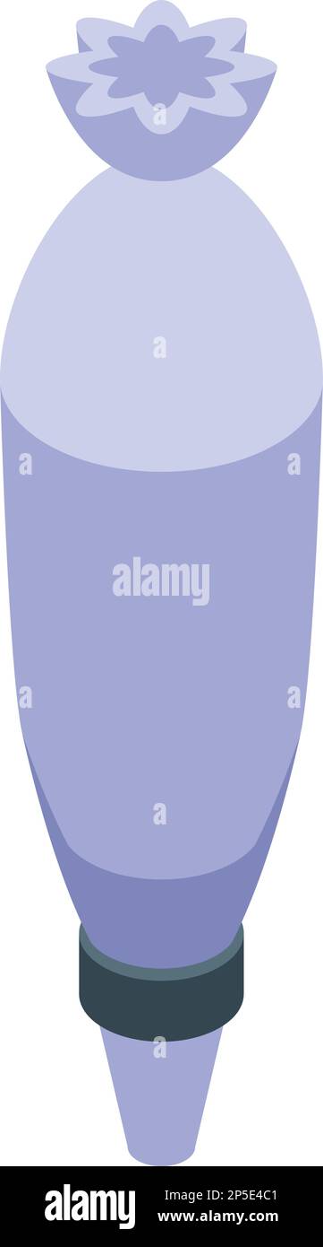 Icing nozzles icon isometric vector. Pastry bag. Tip tool Stock Vector ...