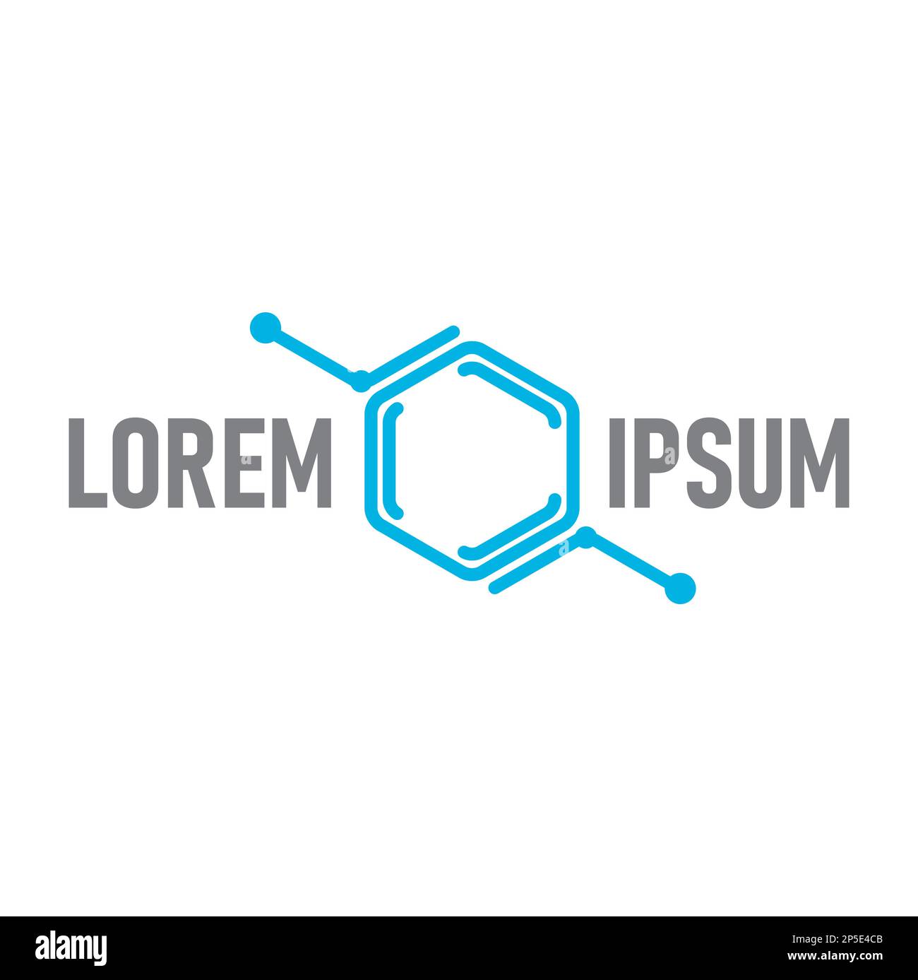 Molecule icon. Biology technology, microbiology science atom vector ...