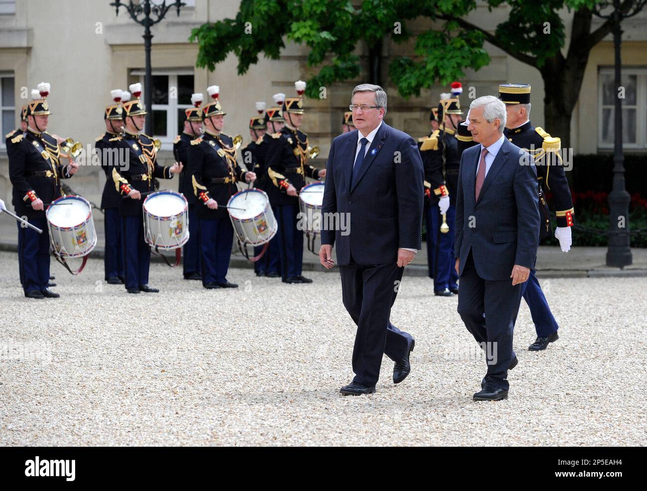 French National Assembly President Claude Bartolone, right, and Polish ...