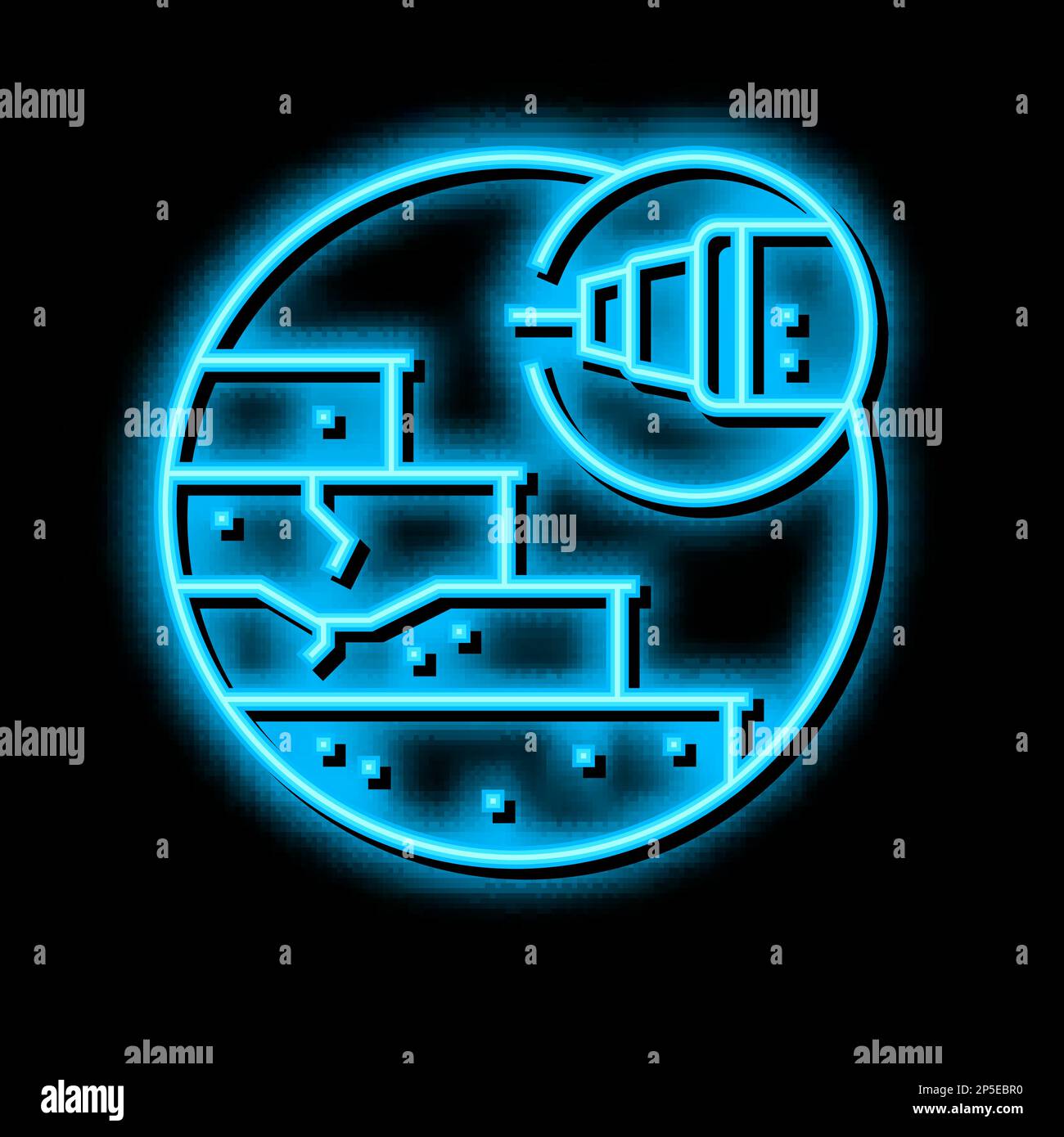 stair refinishing neon glow icon illustration Stock Vector Image & Art ...