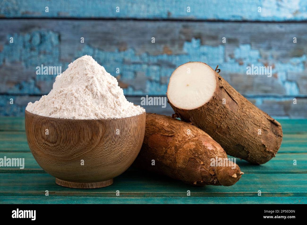 Organic cassava (mandioca) starch - Manihot esculenta Stock Photo - Alamy