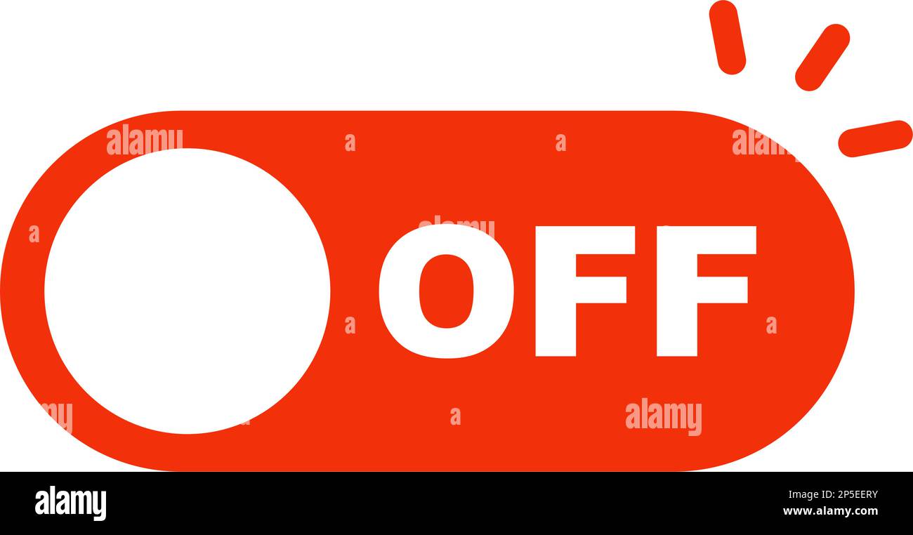 Pop power-off slider switch icon. Editable vector Stock Vector Image ... Pop power-off slider switch icon. Editable vector Stock Vector Image ...