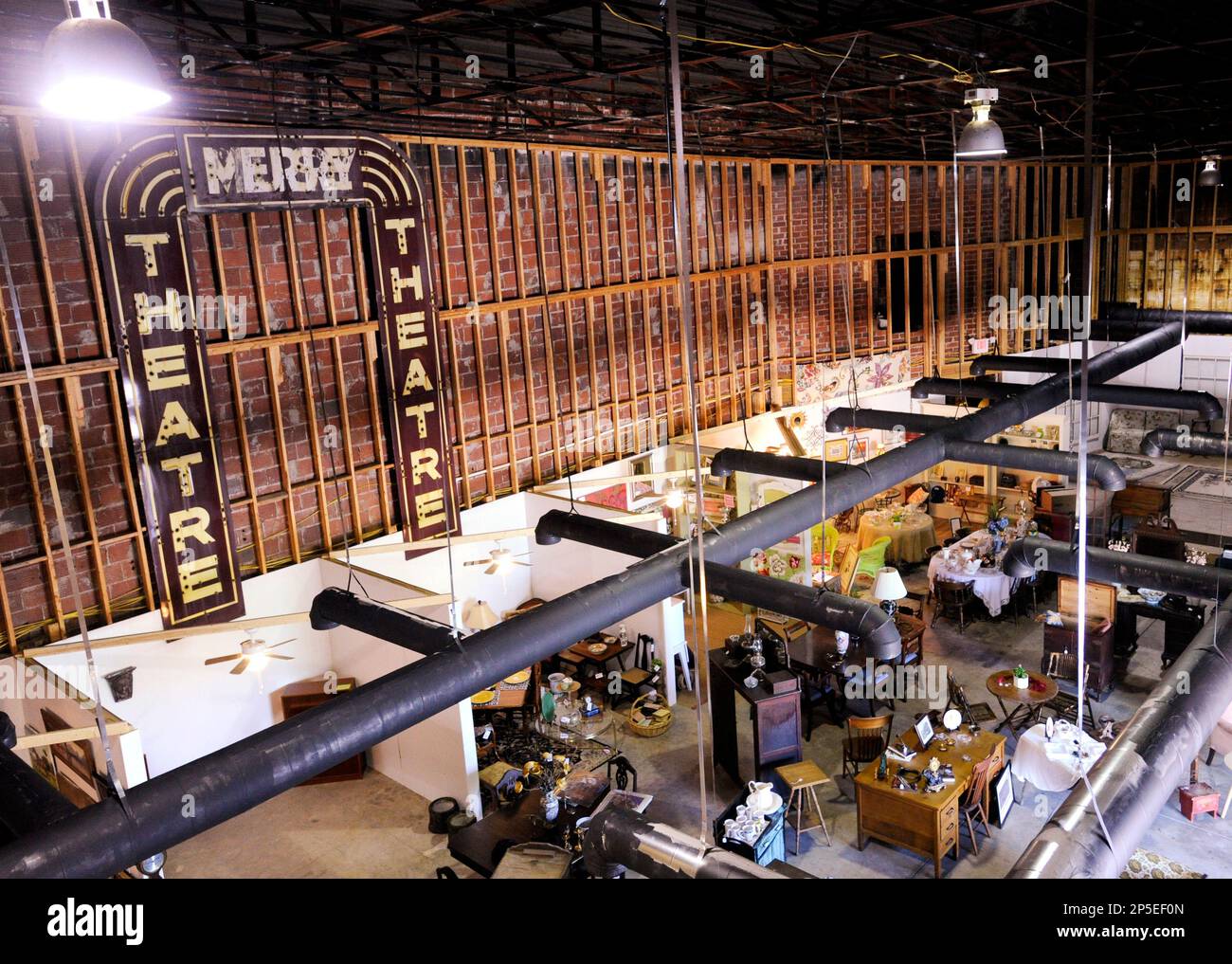 This photo made April 23, 2013, shows an interiror view of the former ...