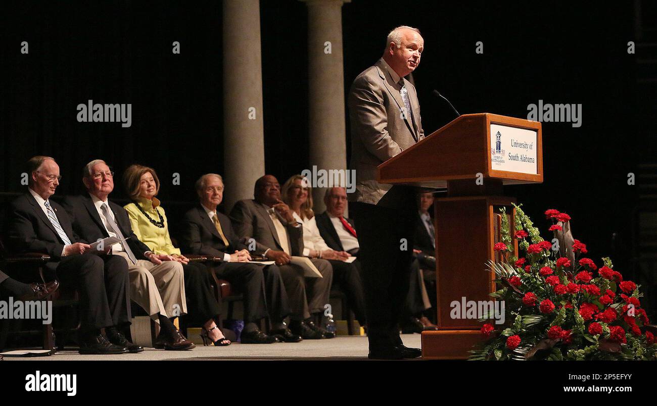 U.S. Rep. Jo Bonner speaks at the USA 50th Anniversary Grand ...