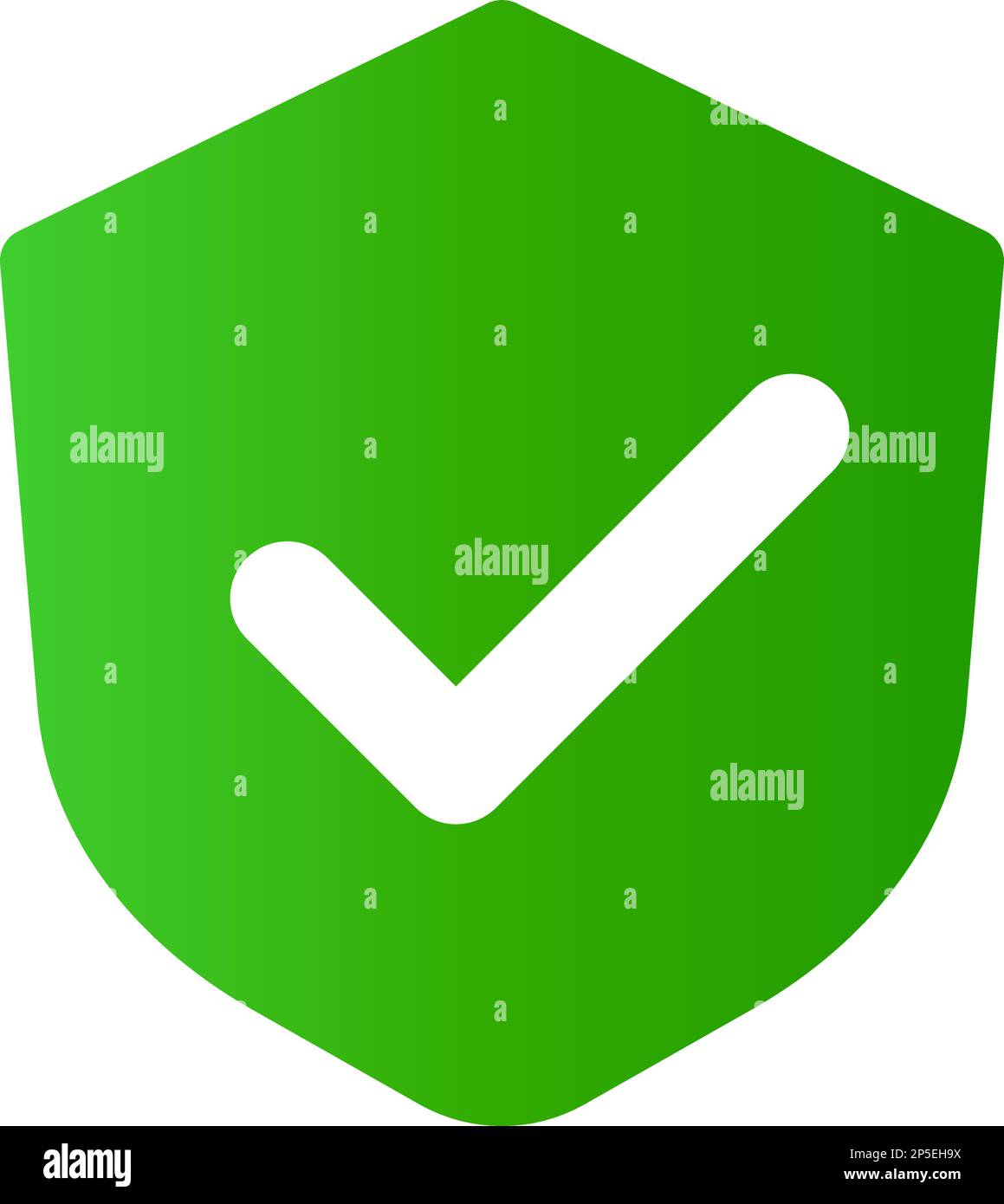 Checkmark shield icon with gradient. Editable vector Stock Vector Image & Art - Alamy