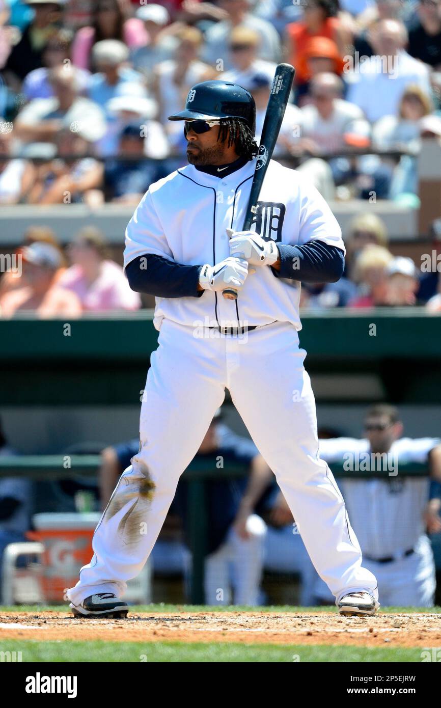 Detroit Tigers first baseman Prince Fielder #28 during a Spring ...