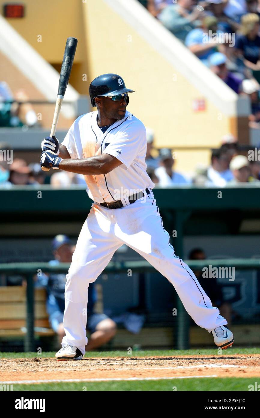 Detroit Tigers outfielder Torii Hunter #48 during a Spring Training ...